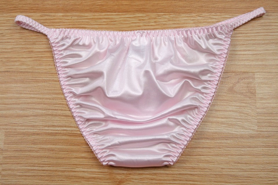 VINTAGE JAPANESE NYLON SHINY SLIPPERY PRETTY CUTE BABY PINK SMALL ...