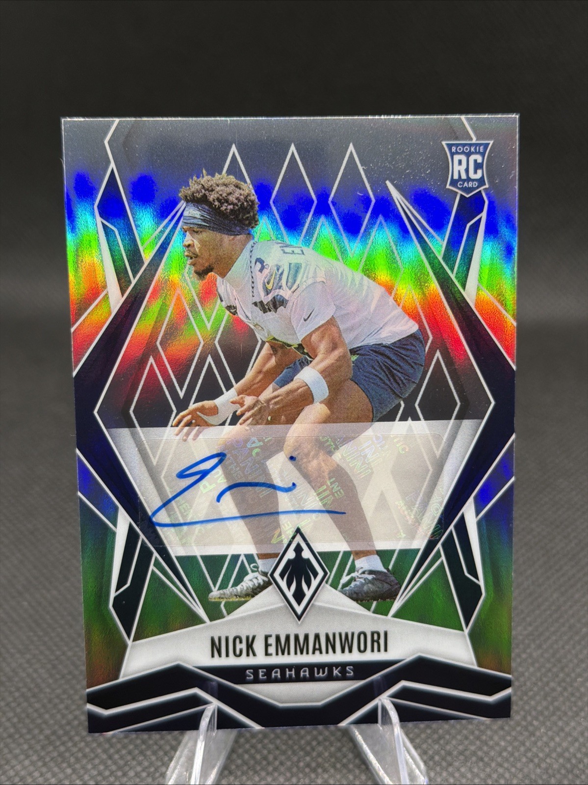 2025 Panini Phoenix - Rookies Nick Emmanwori #245 Silver Autographs ...