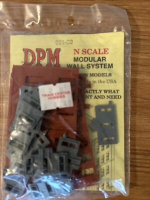 DPM 601-22 N Scale Modular Wall System Plastic Kit. Sealed | eBay