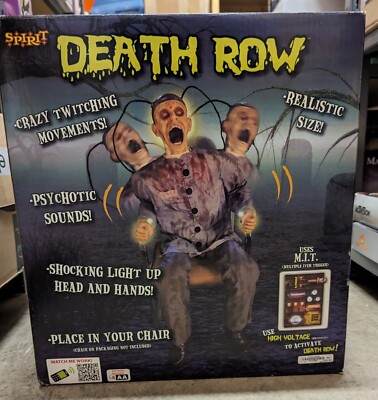Spirit Halloween Death Row Prisoner Animated Animatronic Prop | eBay