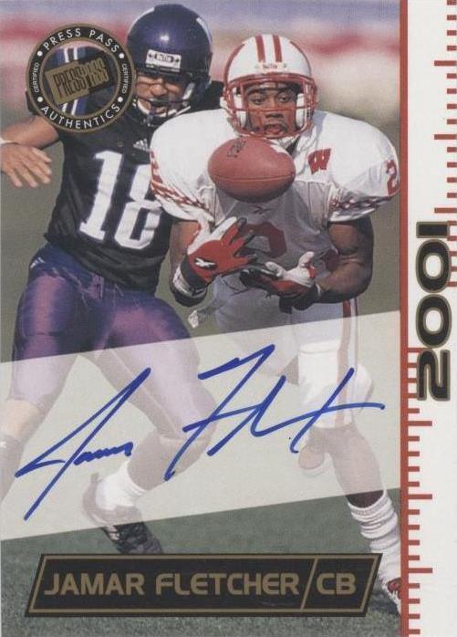 2001 Press Pass - Autographs Jamar Fletcher (AU, RC) for sale online | eBay