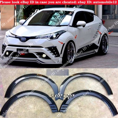 Carbon Fiber Wheel Arch Fender Flares For Toyota C-HR CHR 2018 2019 ...