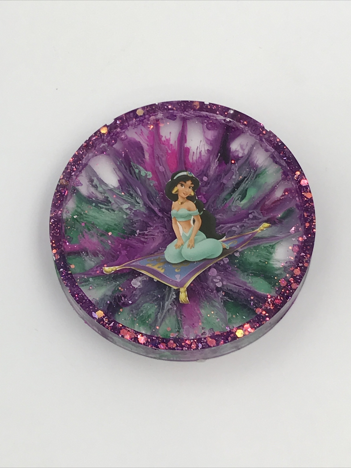Handmade Resin Coaster Set Of (4) Disney Princess Inspired Coasters | eBay