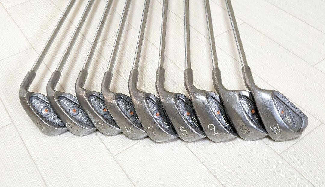 PING EYE2 orange dots Irons #3-9,S,W(9clubs) / ZZ LITE green ZZ LITE ...