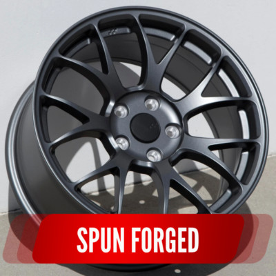1 CIRCUIT CSF2 17x8 5x114.3 +35 MATTE GUNMETAL WHEEL FITS HONDA CIVIC ...
