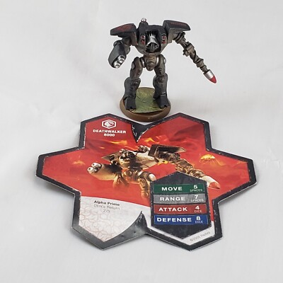 Heroscape Deathwalker 8000 Figure and Double Sided Card | eBay