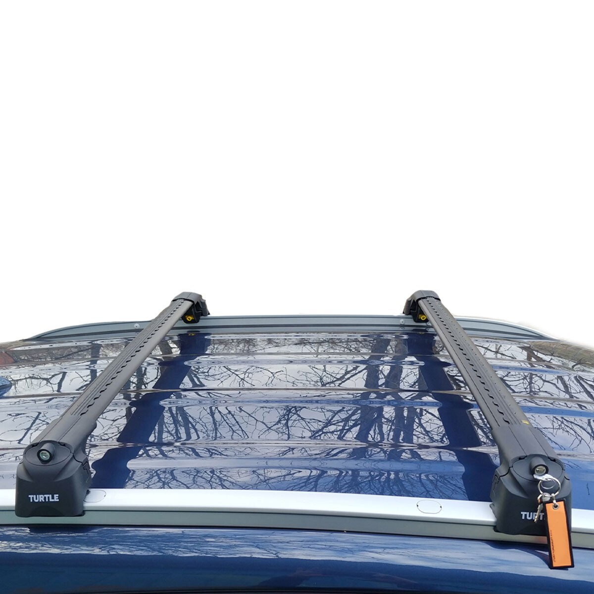 Aluminium Roof Rack Cross Bar Set for Audi A6 Avant C6 2004-2011 Black ...