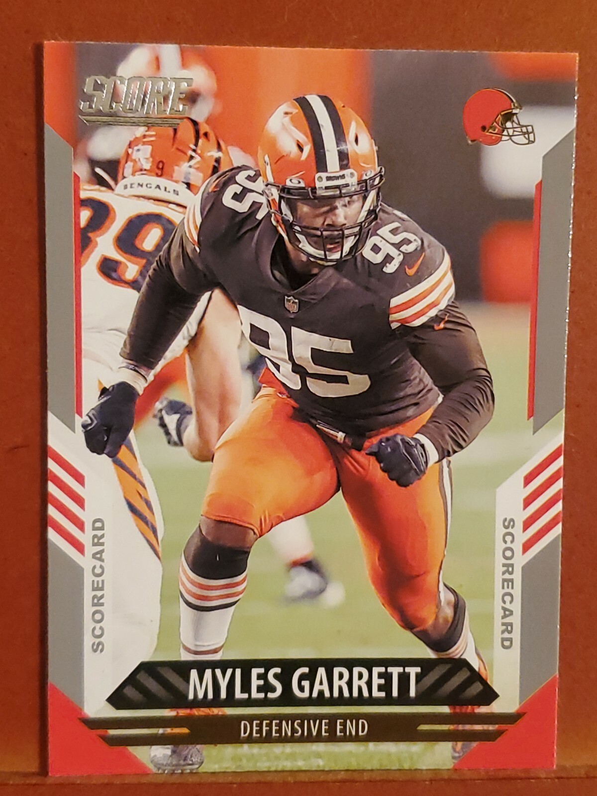 2021 Score - Myles Garrett #108 Scorecard for sale online | eBay