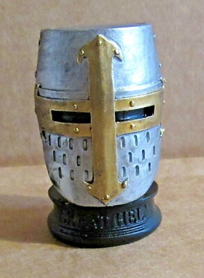 ORNAMENT GREAT HELM RESIN MODEL KNIGHTS HAT MEDIEVAL HELMET POT BUCKET ...