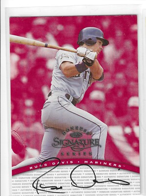 1997 Donruss Signature Series Russ Davis Autograph | eBay