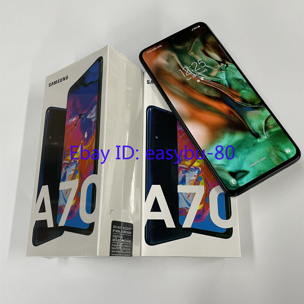 Samsung Galaxy A70 SM-A705FN/DS Dual SIM 128GB Unlocked Smartphone- New ...