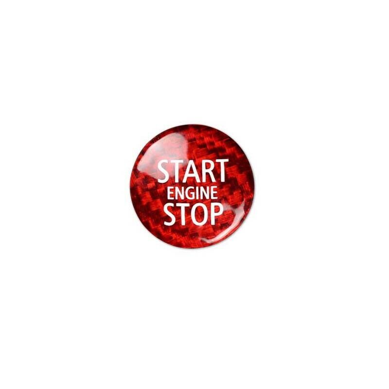 Motor-Startknopf-Abdeckung Echtkohlefaser, passend für Mini Cooper R56 ...