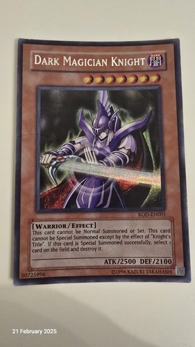 Dark Magician Knight - ROD-EN001 - Secret Rare - Yu-Gi-Oh! HP | eBay