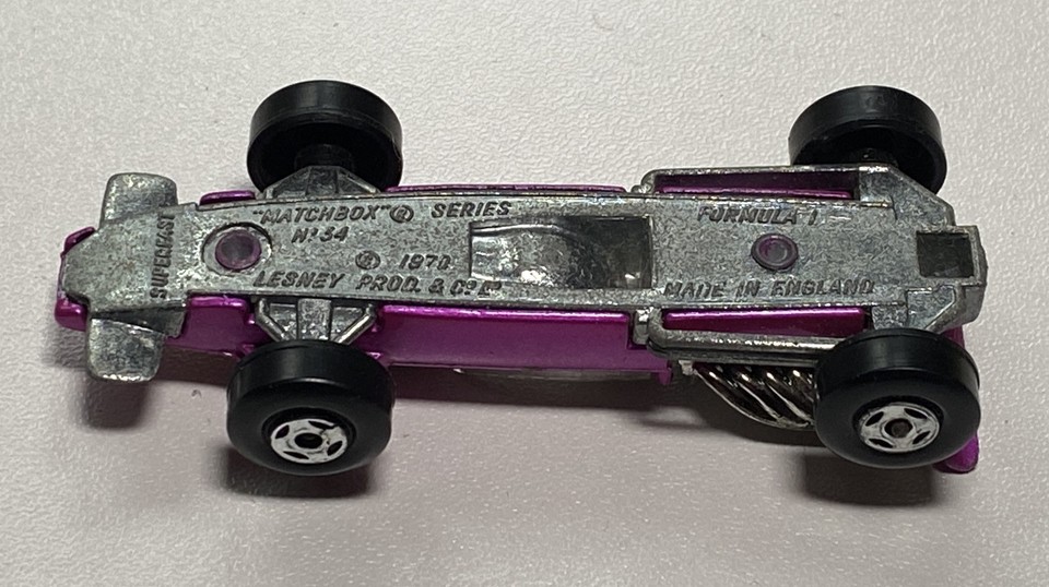 Vintage Matchbox Superfast 34 Formula 1 Racing Car In Original Box ...