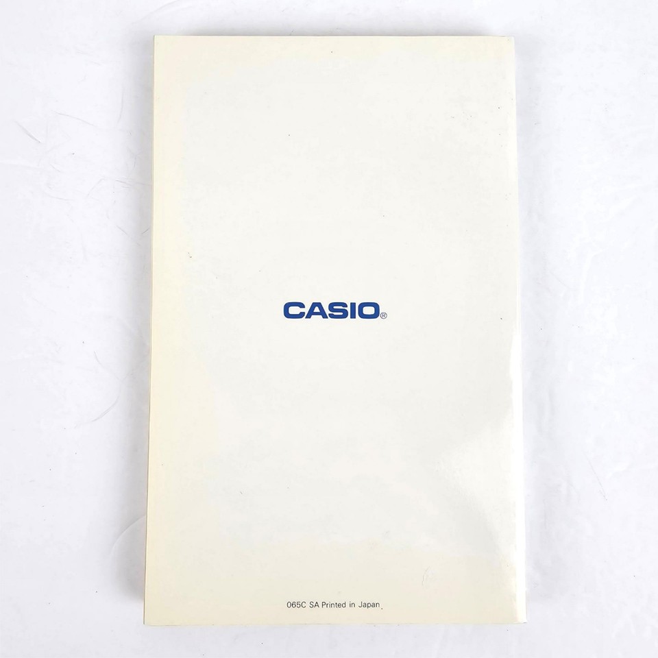 Computing With The Scientific Calculator Casio Manual Book 1986 | eBay
