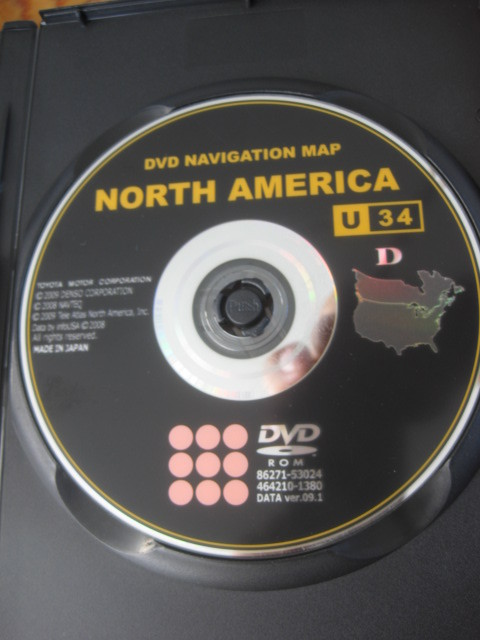 Toyota Navigation DVD Map U34 for 2008 2009 2010 for sale online | eBay