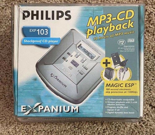 Philips EXP103 eXpanium Portable MP3-CD Player with 45-Second Anti-Skip ...