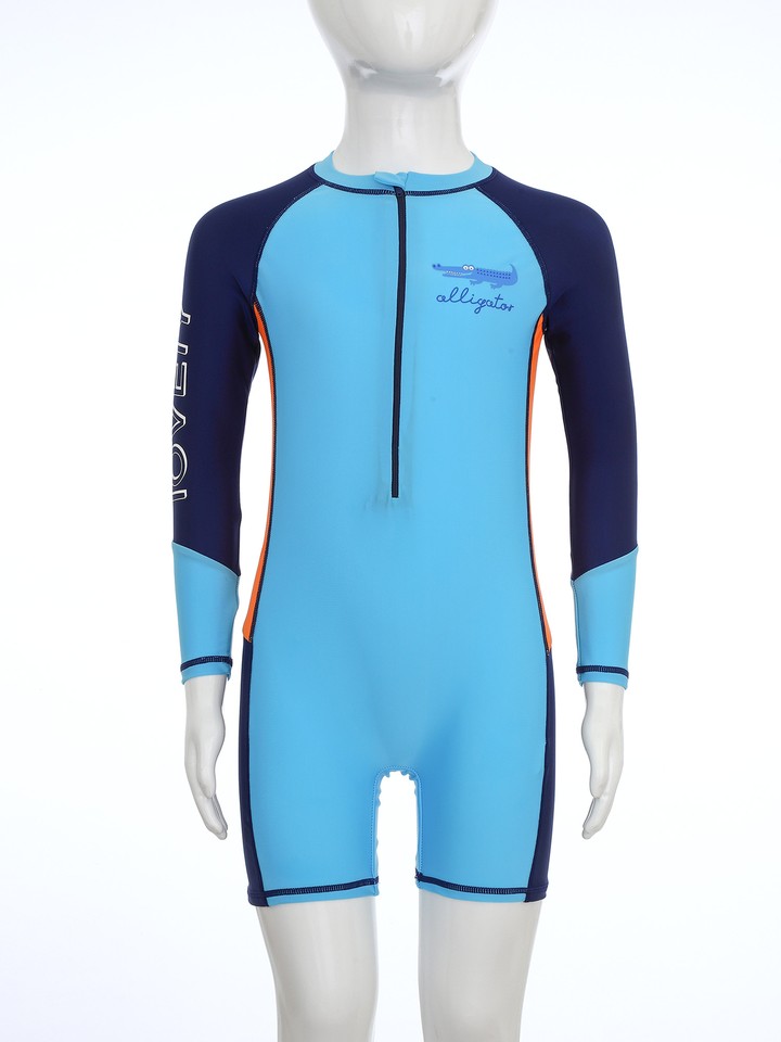 Boy Bodysuit Diving Jumpsuit UPF 50+ Swimsuit One Piece Costume Surfing ...