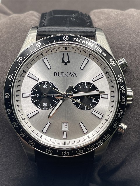 Bulova 98B389 Classic Stainless Steel Chronograph Quartz Wristwatch ...