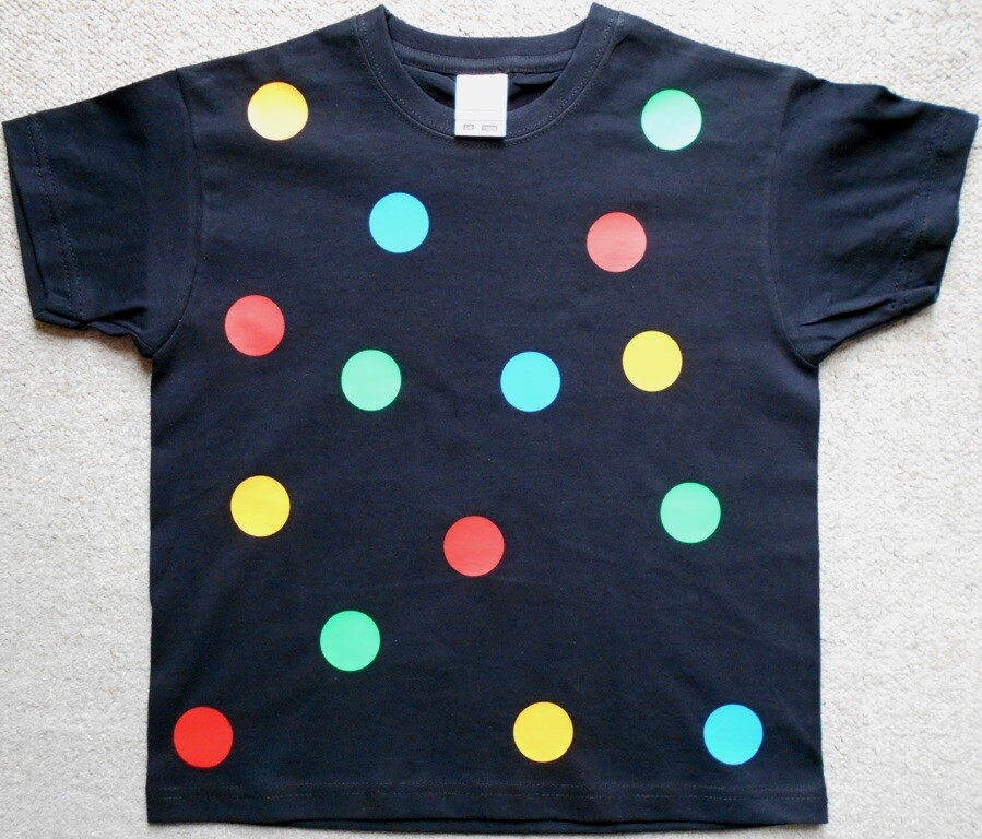New Boys Girls Spotty Dotty Children T-Shirt Tee in many colours. Need ...