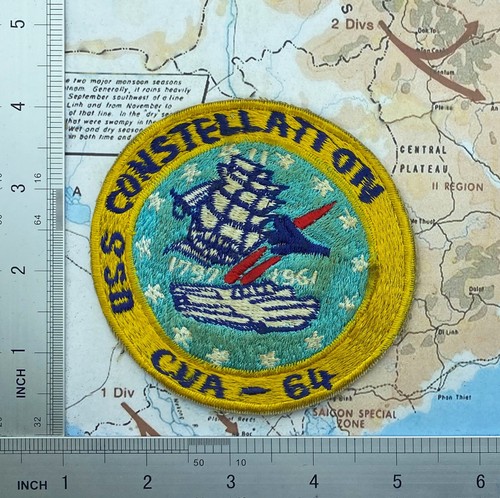 Patch , US Navy Patch USS CONSTELLATION CVA-64 Supercarrier patch ...