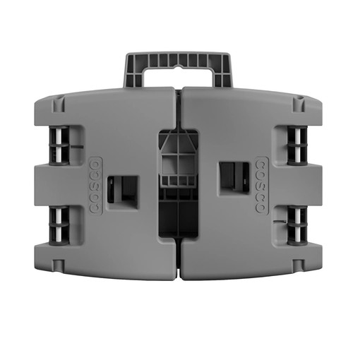 4 PACK COSCO 1-Step Plastic Folding Step Stool, Type 1A (Black and Gray ...