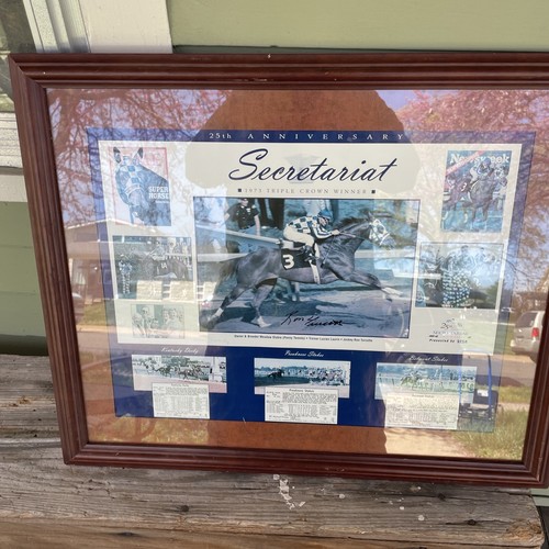 Secretariat 16 X20 Framed Matted Auto Poster 20x24 Overall Size | eBay
