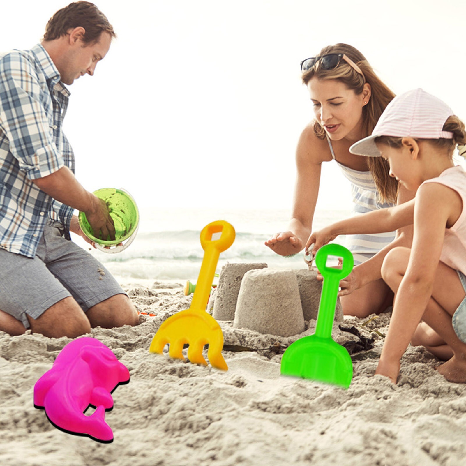 7 Piece Beach Toy Sand Set Sand Play Sandpit Toy Summer Outdoor Toy ...
