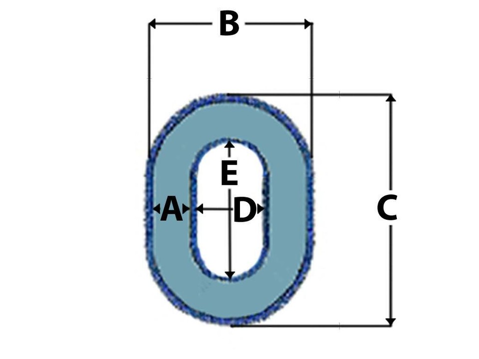 Grade 100 Lifting Chain Short Link 16MM (10 Ton Heavy Duty 10T Side ...
