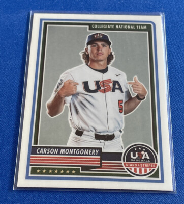 2023 Panini USA Stars & Stripes #76 Carson Montgomery | eBay