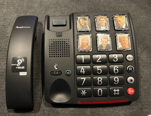 Amplicomms Bigtel 40 Plus Big Button Loud Phones For Elderly Users ...