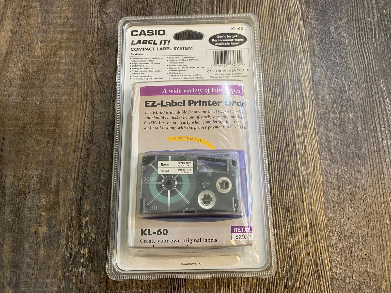 Casio KL-60L Label Thermal Printer for sale online | eBay