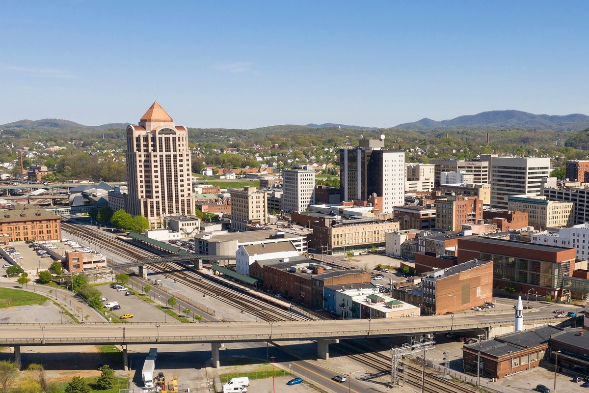 Roanoke Virginia Skyline