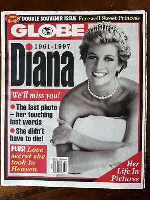 September 16, 1997 - Globe Magazine- Princess Diana | eBay