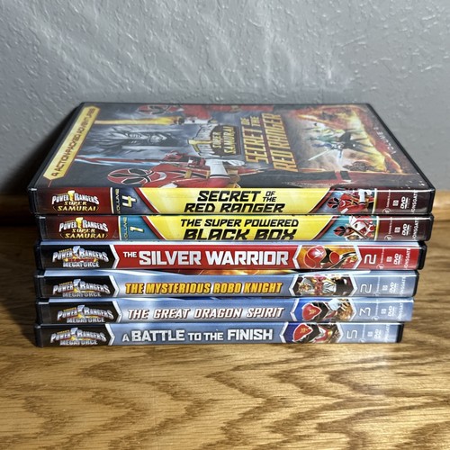 Lot Of Saban's Power Rangers Megaforce And Super Samurai DVDs | eBay