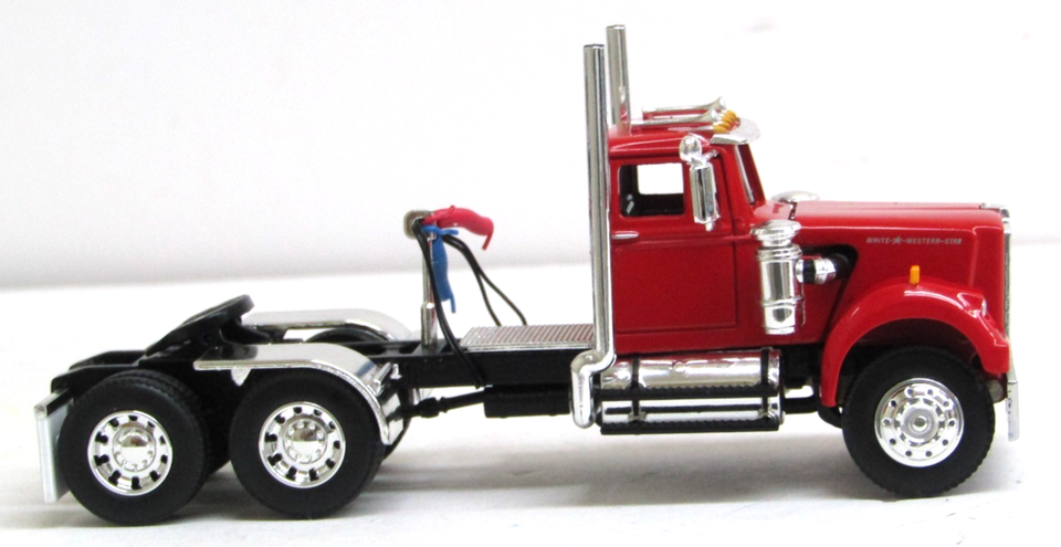 DCP red White Westernstar 4900 day cab tractor 1/64 no box | eBay