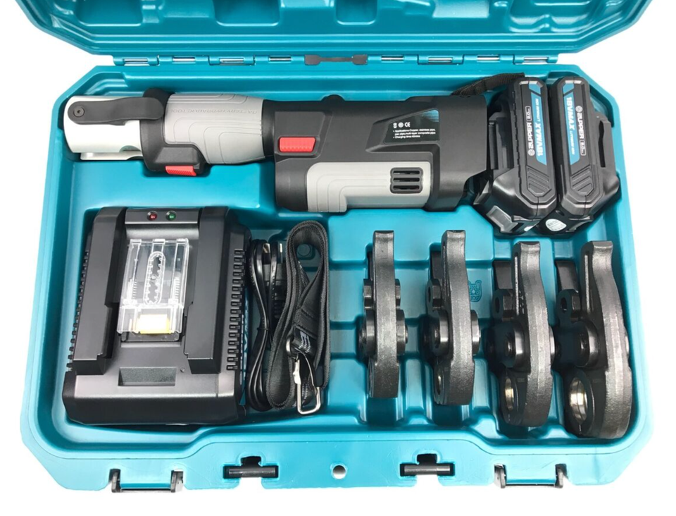 COMPACT ZUPPER 18v for copper press tool kit PZ-2430 1/2'', 3/4'', 1 ...