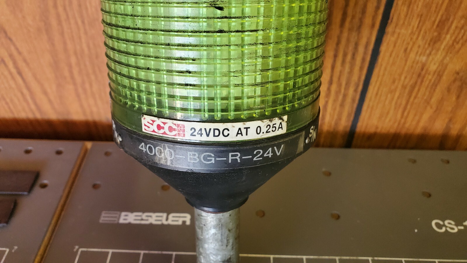 SCC LED Stack Light, 4000-BG-R-24V / 24VDC AT 0.25A | eBay