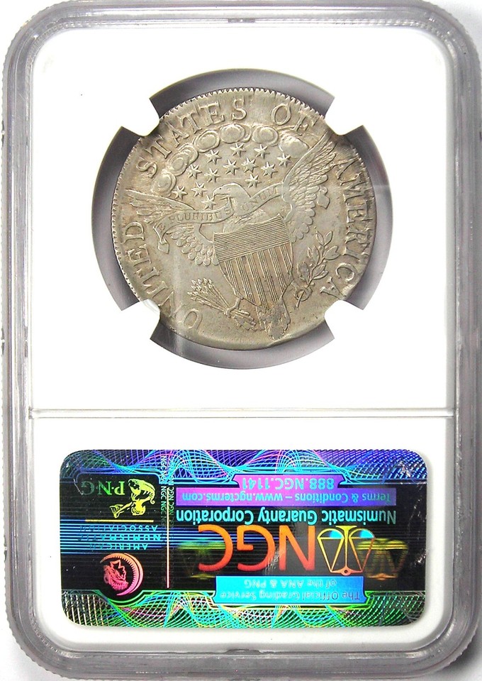 1807 Draped Bust Half Dollar 50C Coin - Certified NGC XF Details (EF ...
