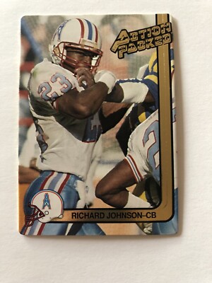 NFL Action Packed 1991 #95 Richard Johnson - Oilers - Near Mint | eBay