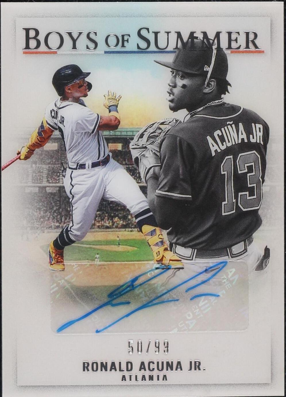 2022 Panini Chronicles - Boys of Summer Autographs Ronald Acuña Jr. # ...