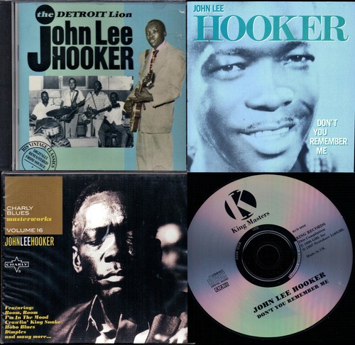 JOHN LEE HOOKER 3 CD LOT THE DETROIT LION +CHARLY MASTERWORKS+DON'T YOU ...