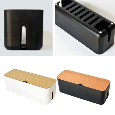 Cable Wire Management Box Charger Hide Tidy Cover Tray Organizer | eBay ...