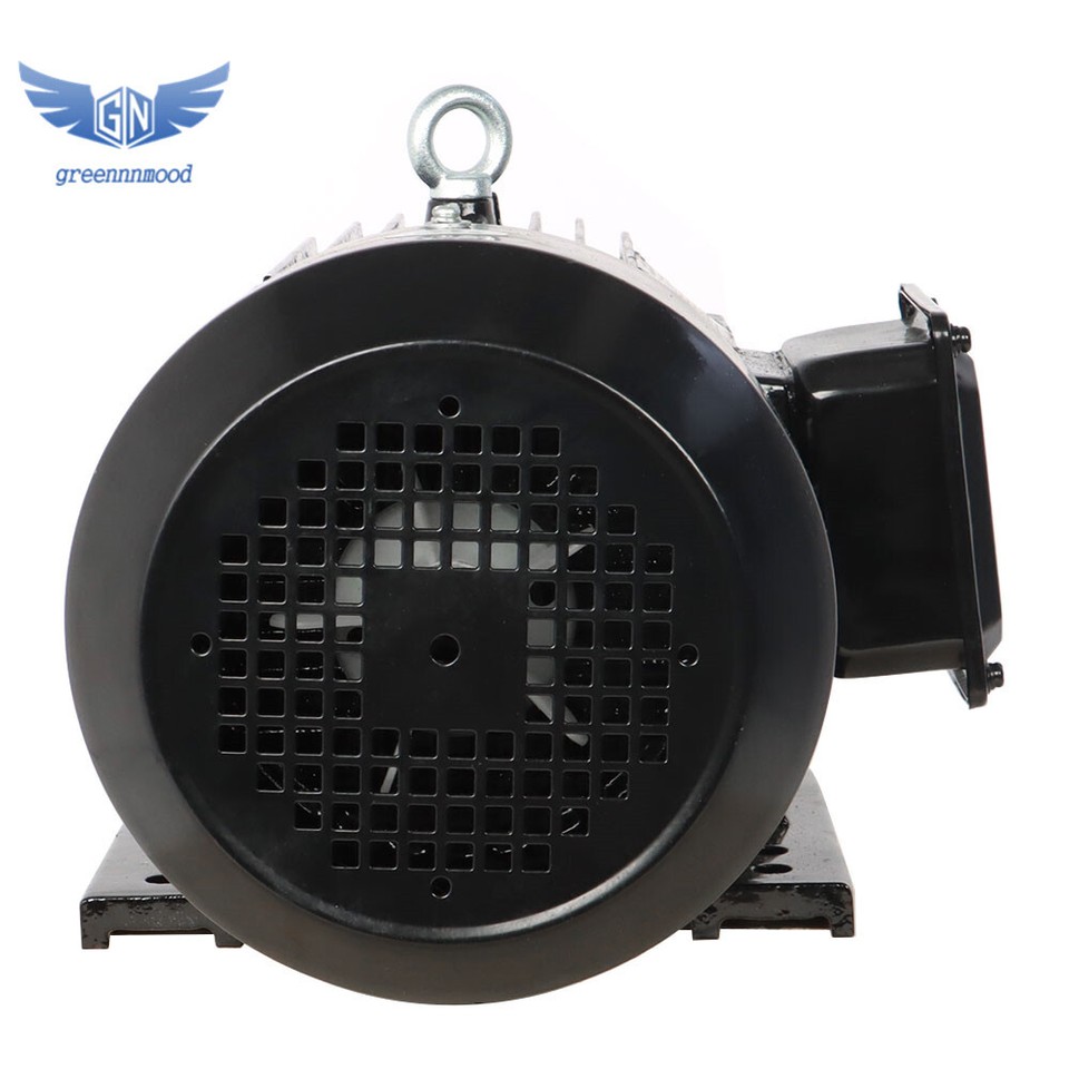 3 Phase Electric Motor 5 hp 1800 RPM 184T Frame TEFC 230 / 460 Volt ...