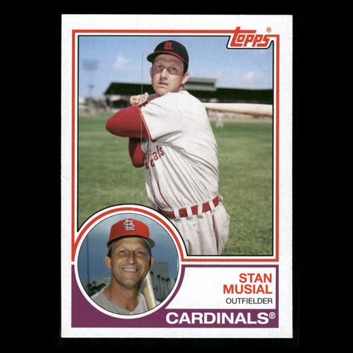 Stan Musial #177 2021 Topps Archives St. Louis Cardinals Baseball Card ...