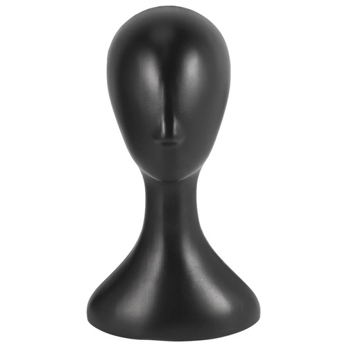Lady high plastic head wig head female model head Black | eBay