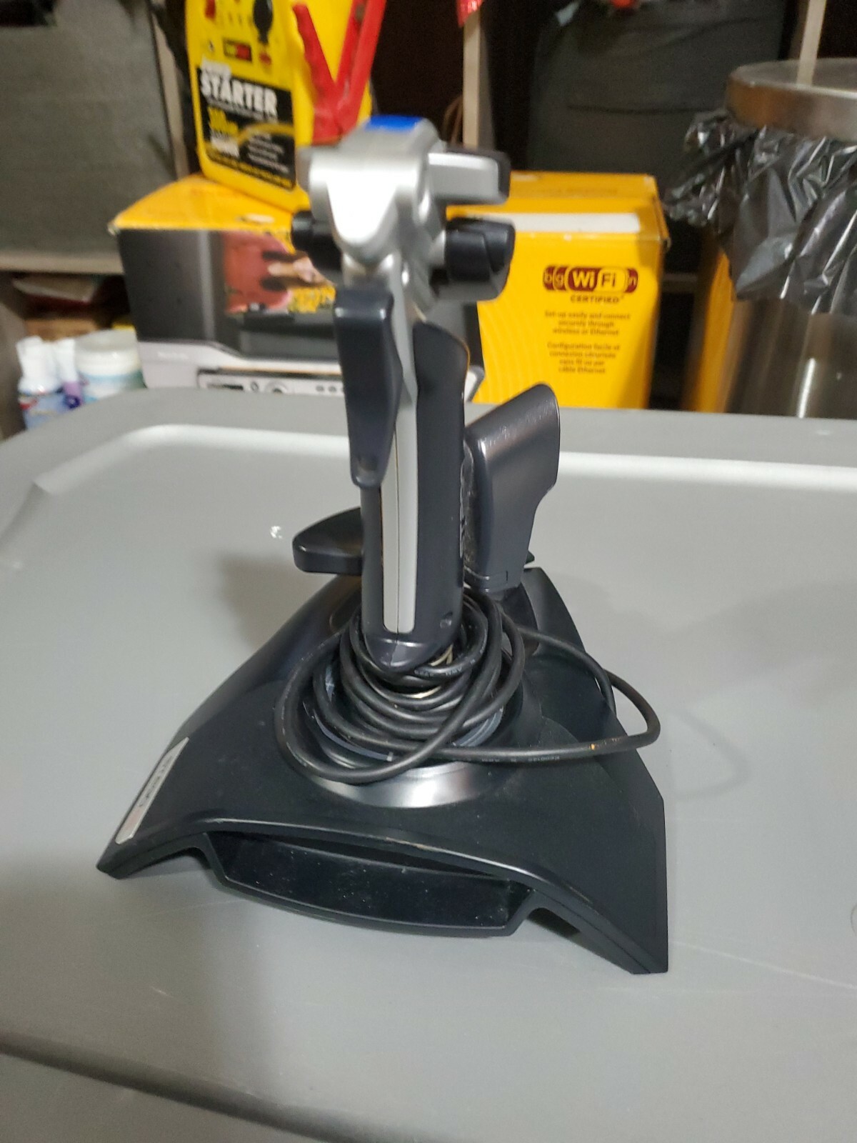 Saitek ST290 Pro Programmable Joystick with Throttle Flight Stick ...