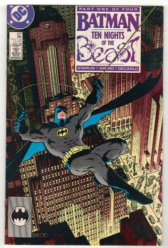 BATMAN #417-420 COMPLETE 4 PART "TEN NIGHTS OF THE BEAST" STORYLINE ...