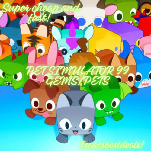 Roblox Pet Simulator 99 PS99 Gems/Pets 🔥🔥 CHEAP AND FAST DELIVERY ⚡⚡ | eBay