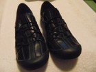 Women's Clarks Springers Black Leather Slip on Shoes-7M | eBay